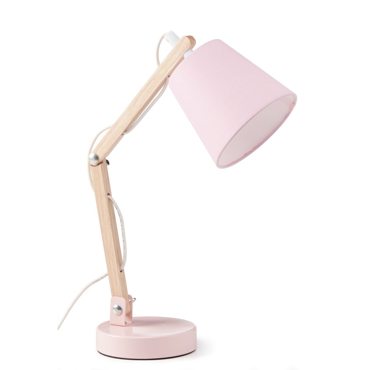 Wooden Table Lamp Pink Kmart