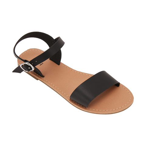 kmart black sandals