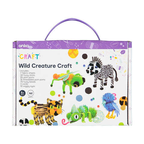 162 Piece Wild Creature Craft Kit | Kmart