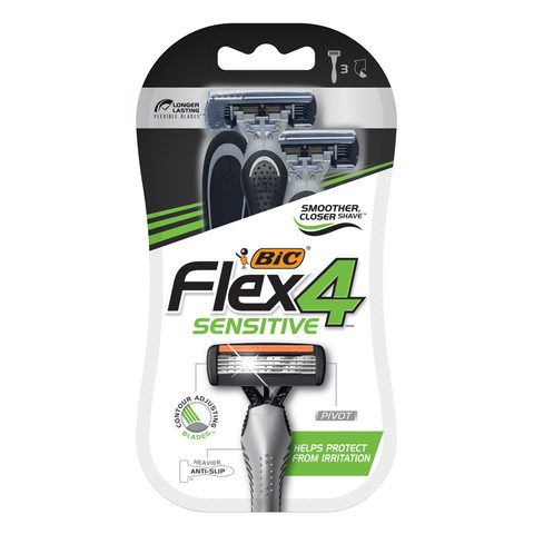 Bic Flex 4 Razors - Set of 3 | Kmart