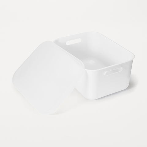 Small Plastic Storage Box White - Kmart